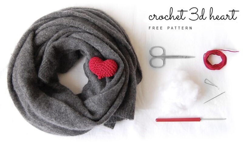 Crochet Heart Pattern - Pepika Crochet Patterns