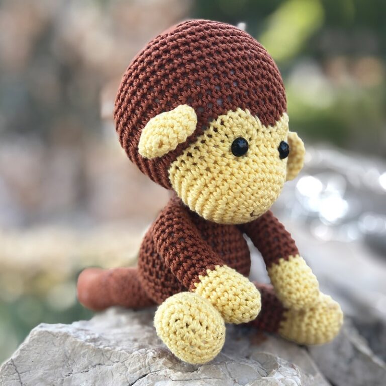 Crochet Monkey Pattern - Johnny the Monkey - Pepika Crochet Patterns